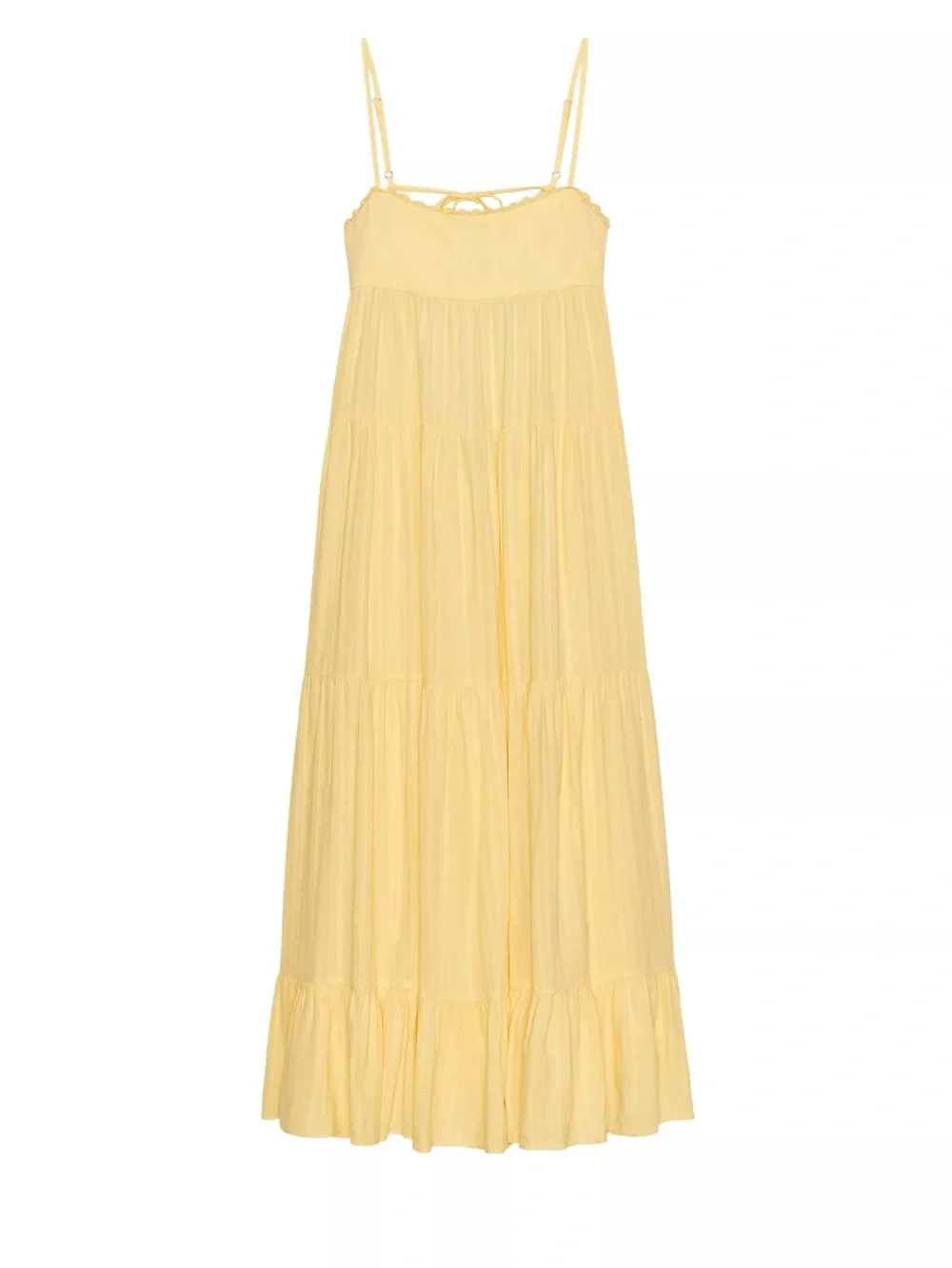 Zara | Dresses | Zara Yellow Maxi Dress | Poshmark